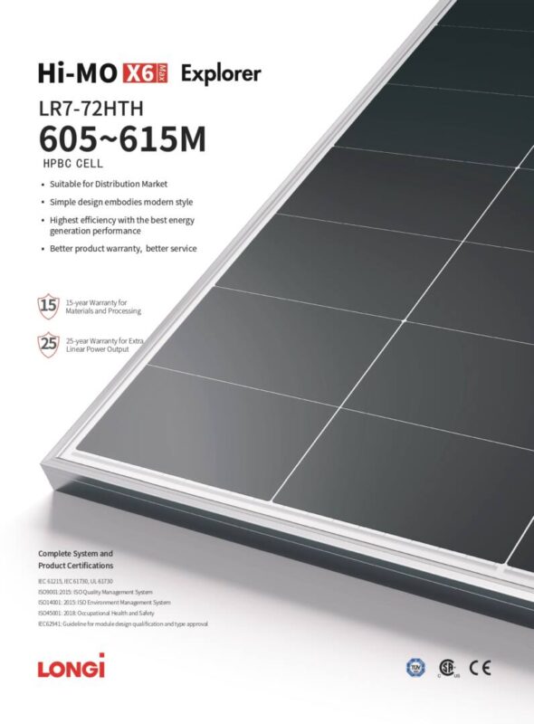 LONGI HI-MO 6 580W. – Siwasolar